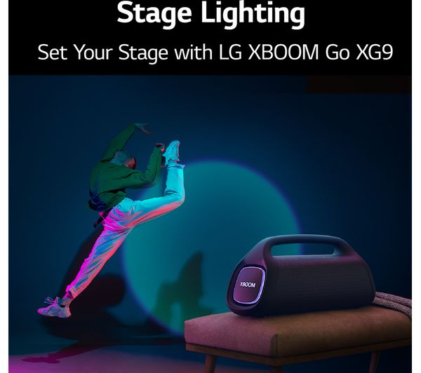LG XBOOM Go XG9 Portable Bluetooth Speaker - Black - XG9QBK.DGBRLLK ...
