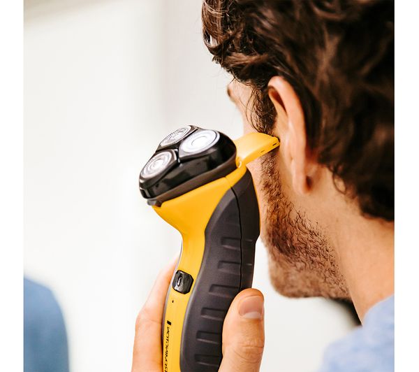REMINGTON PR1855 Wet & Dry Stubble Rotary Shaver - Yellow & Black ...