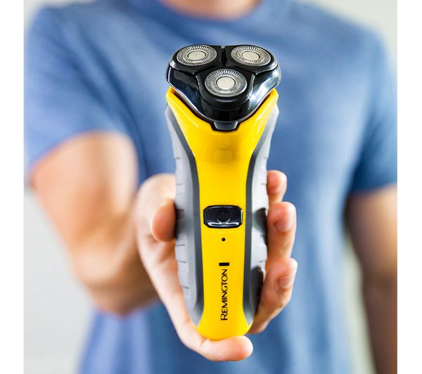 REMINGTON PR1855 Wet & Dry Stubble Rotary Shaver - Yellow & Black ...
