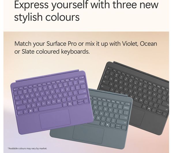 MICROSOFT 12" Surface Pro, Copilot+ PC - Snapdragon X Plus, 256 GB SSD, Platinum - EP2-27644 ...