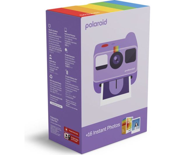 POLAROID Go Gen 2 Instant Camera Set - Purple - 413090 - Currys Business