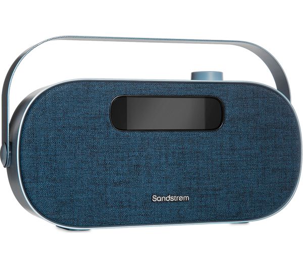 SANDSTROM SF-DABA18 Portable DAB+/FM Bluetooth Radio - Blue - - Currys ...
