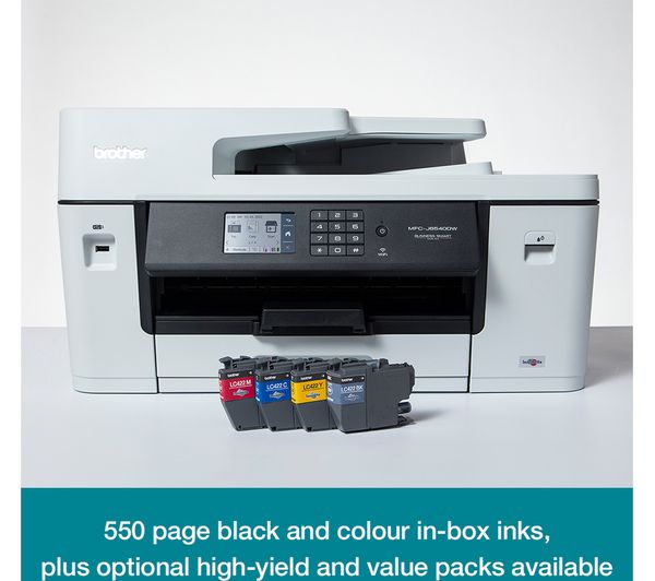 BROTHER MFCJ6540DW All-in-One Wireless A3 Inkjet Printer with Fax ...