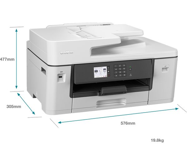 BROTHER MFCJ6540DW All-in-One Wireless A3 Inkjet Printer with Fax ...