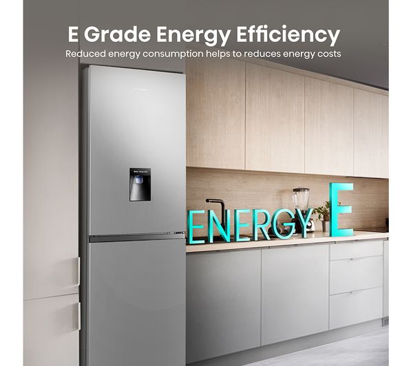 HISENSE RB327N4WCE 50/50 Fridge Freezer - Stainless Steel - RB327N4WCE ...