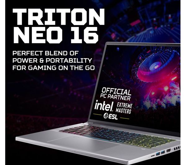 ACER Predator Triton Neo 16" Gaming Laptop - Intel® Core™ Ultra 7, RTX ...