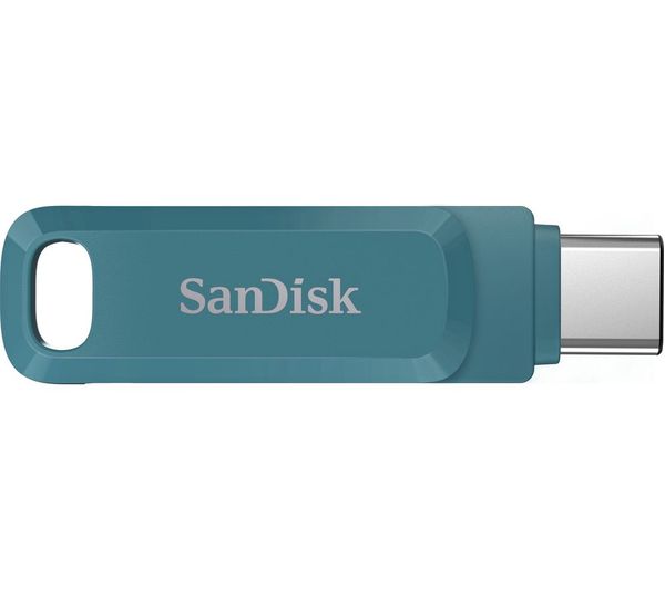 SANDISK Ultra USB Type-C & USB 3.2 Dual Memory Stick - 64 GB, Navagio ...