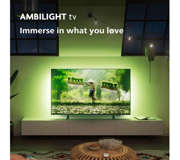 PHILIPS Ambilight 43PUS8309/12 43" Smart 4K Ultra HD HDR LED TV ...