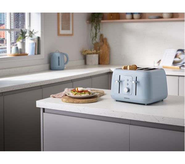 KENWOOD Dawn TFP09.000BL 4-Slice Toaster - Stone Blue - 0W23010015 ...