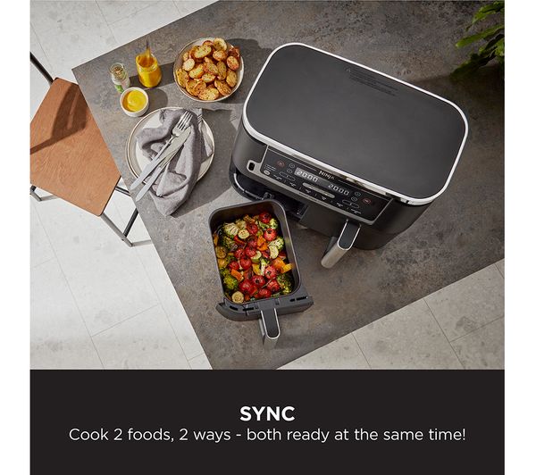 NINJA Foodi MAX Dual Zone AF451UK Air Fryer - Black - AF451UK - Currys ...