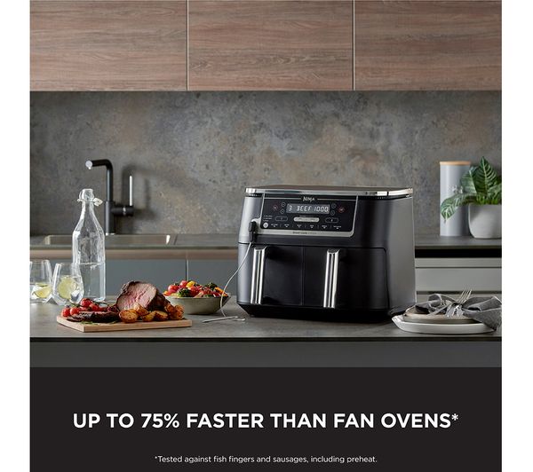 NINJA Foodi MAX Dual Zone AF451UK Air Fryer - Black - AF451UK - Currys ...