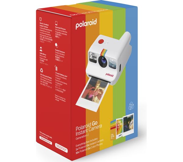 POLAROID Go Gen 2 Instant Camera Set - White - 319685 - Currys Business