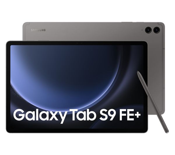 SAMSUNG Galaxy Tab S9 FE+ 12.4" Tablet - 256 GB, Grey - SM-X610NZAEEUB ...