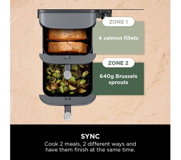 NINJA Double Stack XL SL400UK Air Fryer - Grey - SL400UK - Currys Business