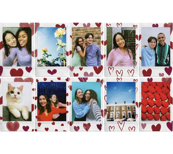 INSTAX Mini Hearts Instant Film - 10 Shot Pack - 16799926 - Currys Business
