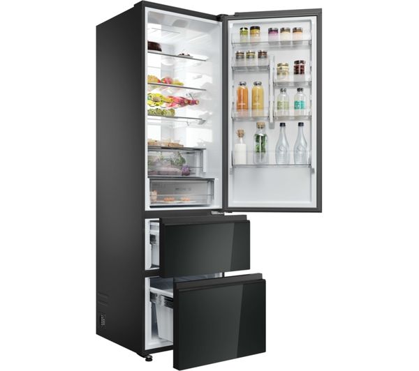 HAIER 3D 60 Series 7 No Frost HTW7620DNGB Smart Fridge Freezer ...