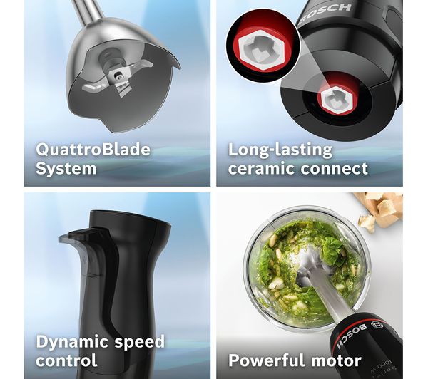 BOSCH Ergomaster 2 in 1 Pressure Controlled Speed Hand Blender ...