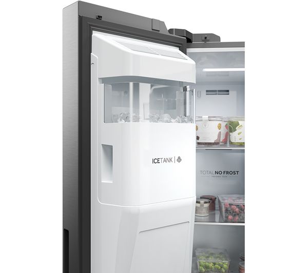 HAIER HSW59F18DIMM American-Style Smart Fridge Freezer - Inox ...