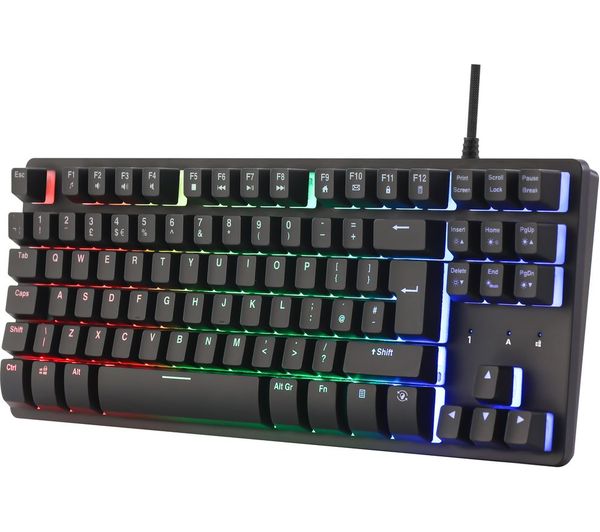 ADX FireFight Core K14 TKL Gaming Keyboard - Black - - Currys Business