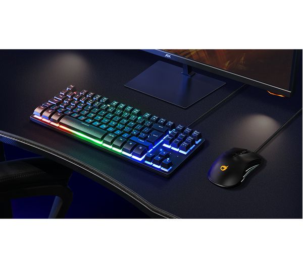 ADX FireFight Core K14 TKL Gaming Keyboard - Black - - Currys Business