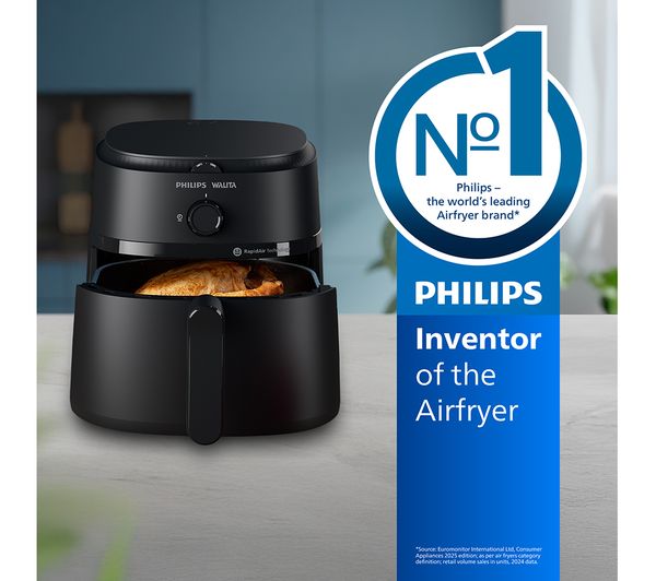 PHILIPS 1000 Series NA130/09 Air Fryer - Black - NA130/09 - Currys Business