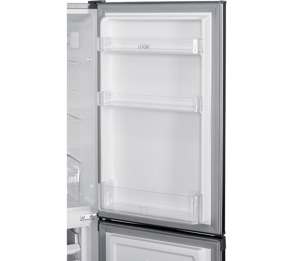 LOGIK L50BS23 60/40 Fridge Freezer - Silver - - Currys Business