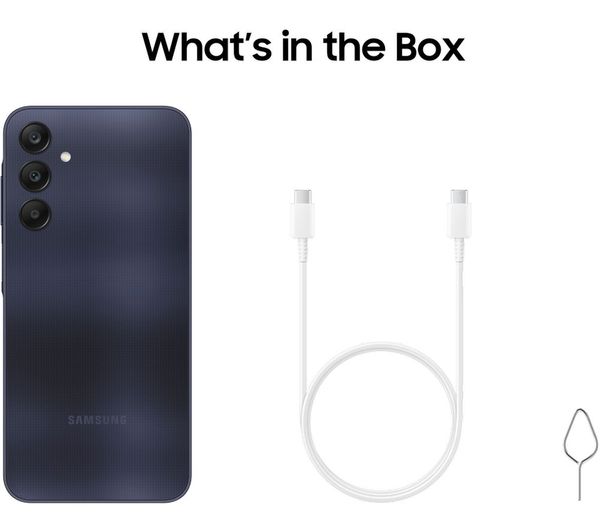 SM-A256BZKDEUB - SAMSUNG Galaxy A25 5G - 128 GB, Blue Black - Currys ...