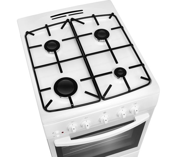 ESSENTIALS CFSGWH17 50 cm Gas Cooker - White - CFSGWH17 - Currys Business