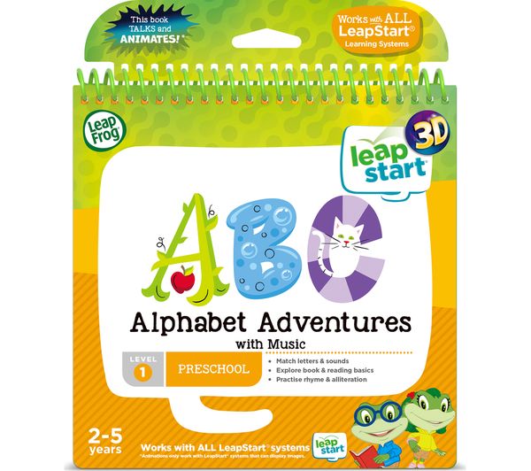 LEAPFROG LeapStart 3D Alphabet Adventures Activity Book - 460603 ...