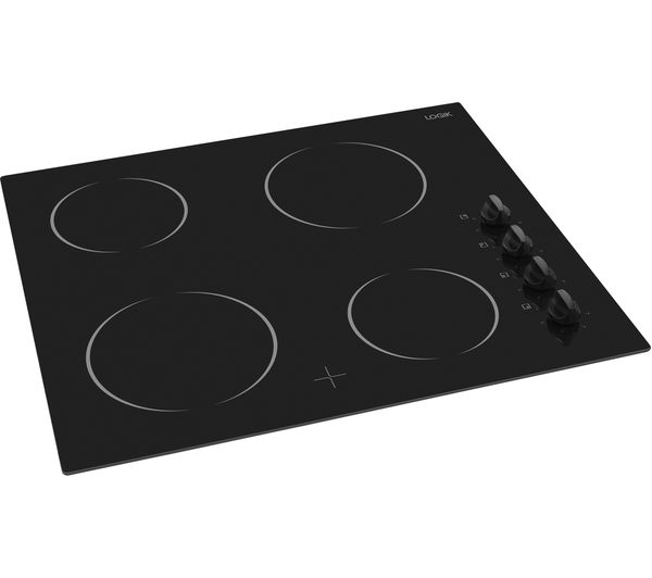 LOGIK LCHOBKN22 59 cm Electric Ceramic Hob Black Currys Business