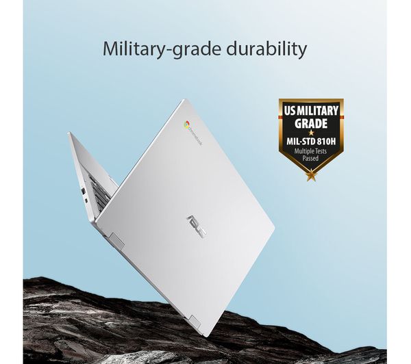ASUS CX1 14" Chromebook - Intel® Pentium® Silver, 64 GB eMMC, Silver ...