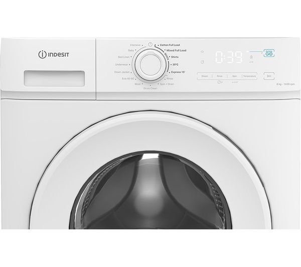 INDESIT My Time IMA 864 UK 8 kg 1400 Spin Washing Machine - White ...