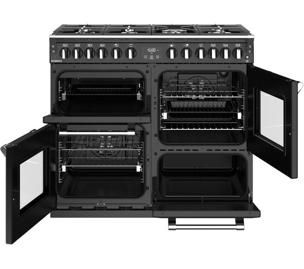STOVES Richmond S1000DF 100 cm Dual Fuel Range Cooker - Anthracite ...