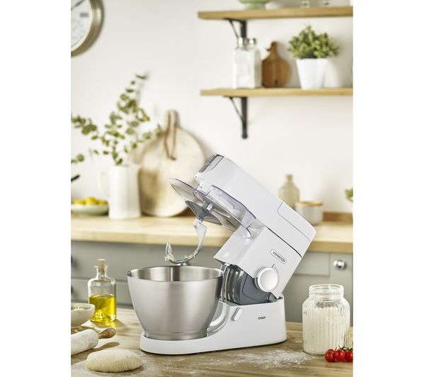 Buy KENWOOD Chef Premier KVC3100W Stand Mixer - White + KAH647PL Food ...