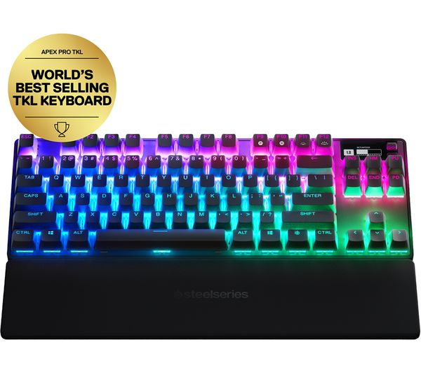 STEELSERIES Apex Pro TKL Mechanical Gaming Keyboard - 64739 - Currys ...