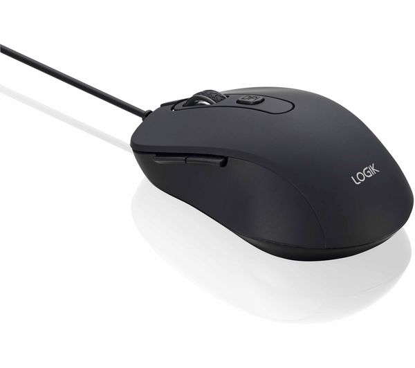 LOGIK L6BWDM23 Optical Mouse - - Currys Business