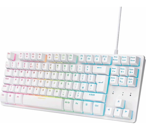 ADX Firefight Core 24 TKL Gaming Keyboard - White - - Currys Business