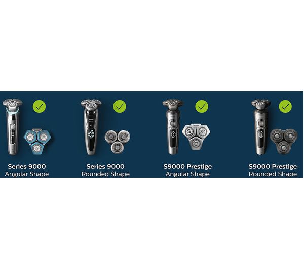 PHILIPS Wet & Dry SH91/50 Rotary Electric Shaver Head Replacement ...