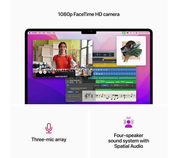 APPLE MacBook Air 13.6" (2022) - M2, 256 GB SSD, Space Grey - Z15S ...