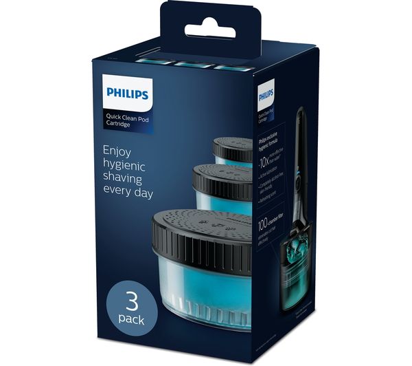 PHILIPS Quick Clean Pod Replacement Cartridges - 3 Pack - CC13/50 ...