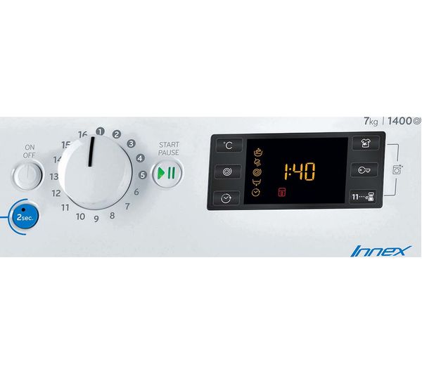 INDESIT Innex BWE 71452W UK N 7 kg 1400 Spin Washing Machine - White ...