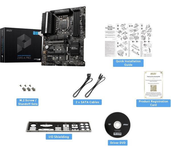 MSI Z590-A PRO LGA1200 Motherboard - MSI Z590-A PRO - Currys Business