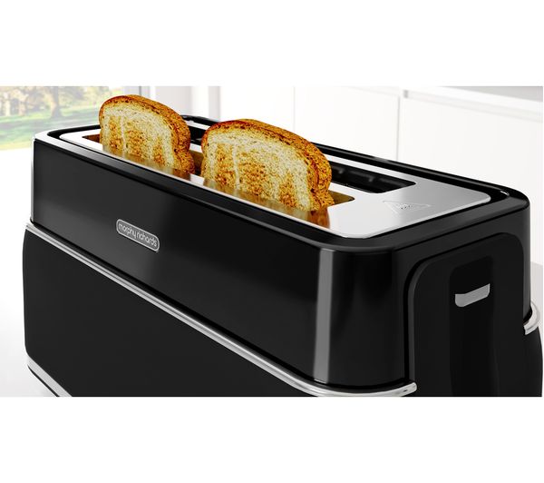MORPHY RICHARDS Signature Opulent 245744 4-Slice Toaster - Black ...
