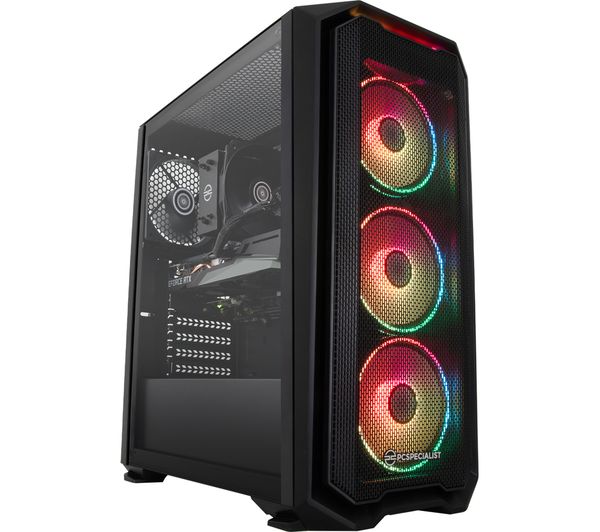 PCSPECIALIST Tornado R3S Gaming PC - AMD Ryzen 3, RTX 3050, 512 GB SSD ...