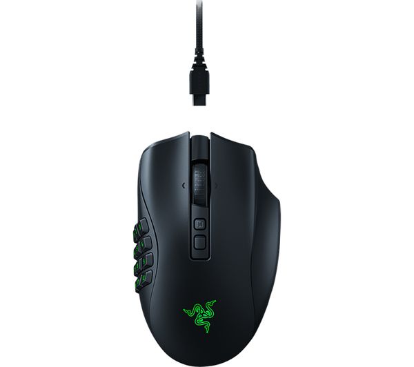 RAZER Naga V2 Pro RGB Wireless Optical Gaming Mouse - 122464 - Currys ...