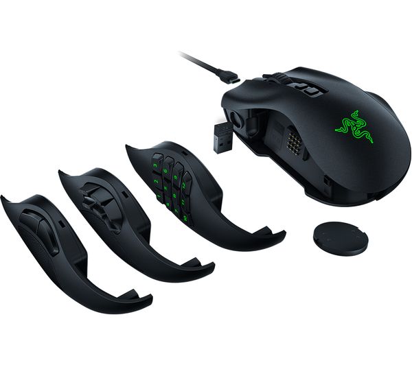 RAZER Naga V2 Pro RGB Wireless Optical Gaming Mouse - 122464 - Currys ...