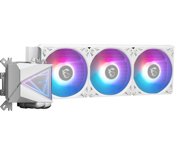 MSI MAG CORELIQUID I360 360 mm Liquid CPU Cooler - RGB LED, White - 125477 - Currys Business