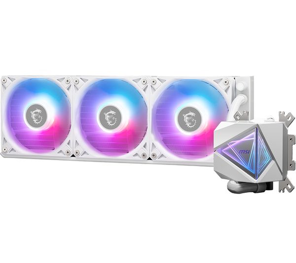 MSI MAG CORELIQUID I360 360 mm Liquid CPU Cooler - RGB LED, White ...