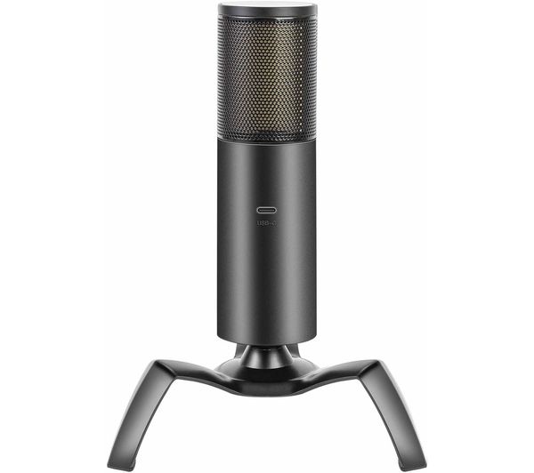 ADX RGB USB Microphone - Black - - Currys Business