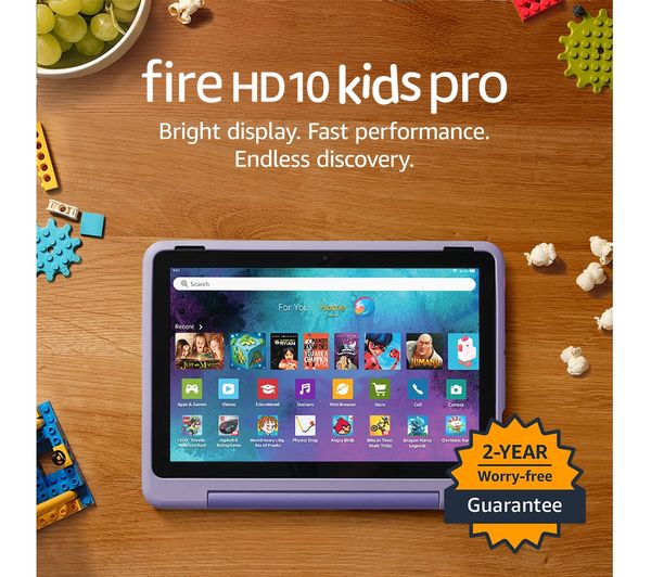AMAZON Fire HD10 Kids Pro 10.1” (ages 6-12) Tablet (2023) - 32 GB ...